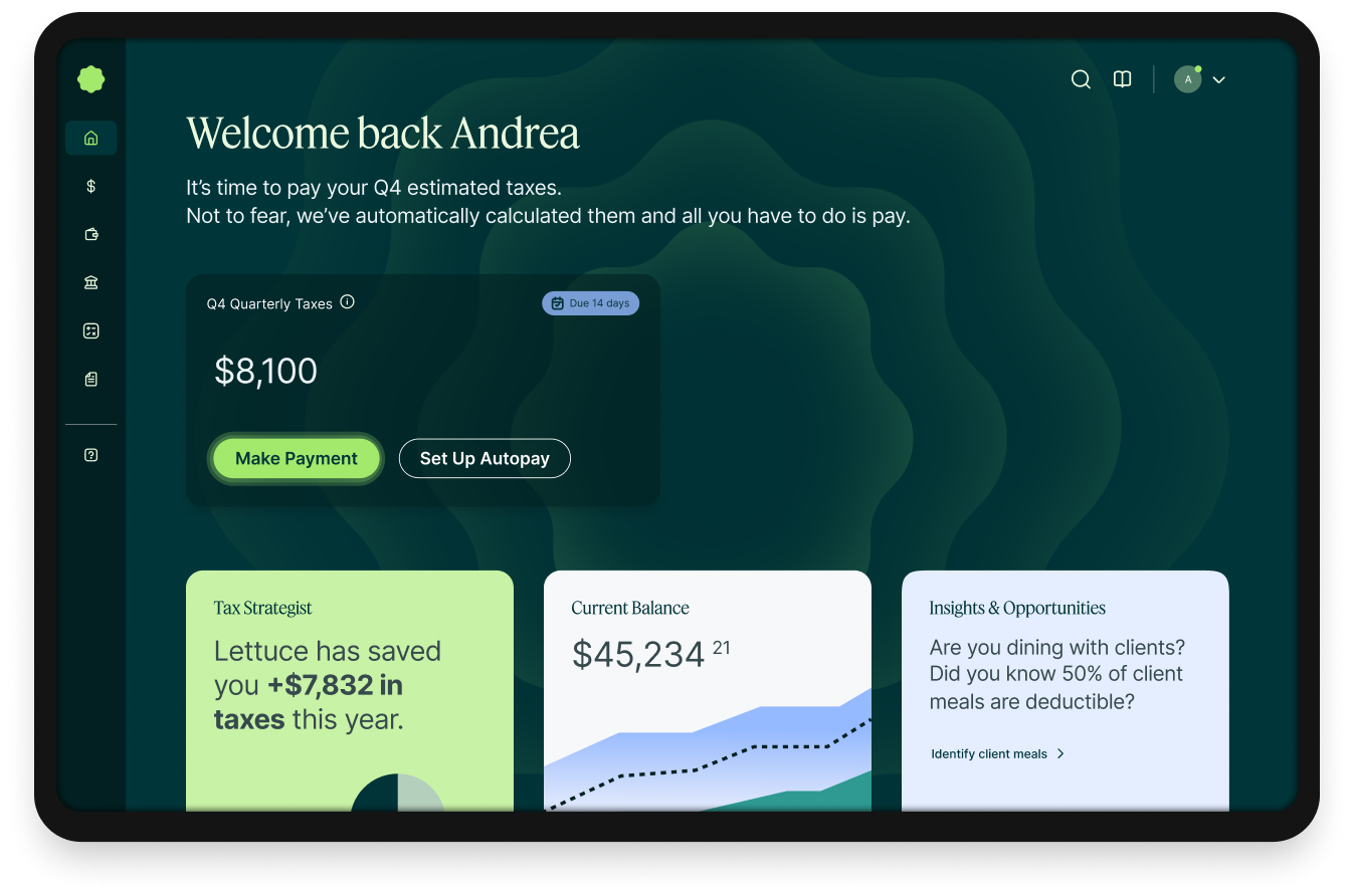 How It Works: Self-Employed Businesses Save, Lettuce Does the Work